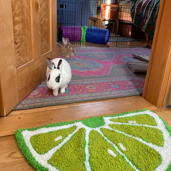 Handmade Lemon Lime Rug - Etsy