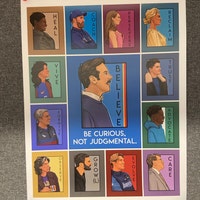 Be Curious, Not Judgemental Collage Medium Print - Etsy