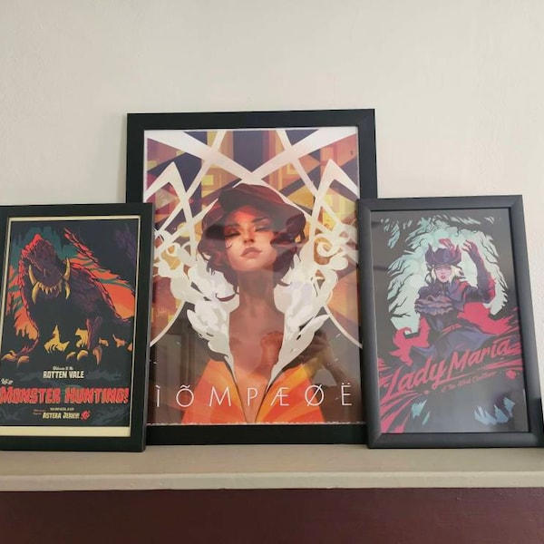 LADY MARIA Video Game Art Poster, Gaming Poster, Prints, Gamer Room ...