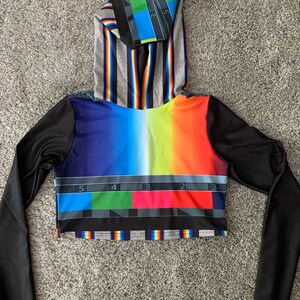 Rave Hooded Crop Top festival cropped top for women festival | Etsy