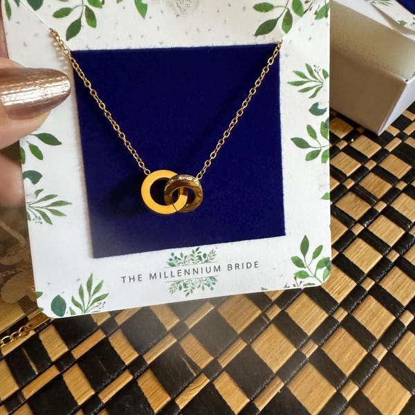 Eternity Roman Numerals Circle Necklace • Infinity Necklace ...