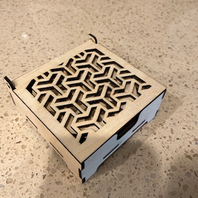 Boxes Coaster 6 Different Style Laser Cut Svg Files, Vector Files for ...