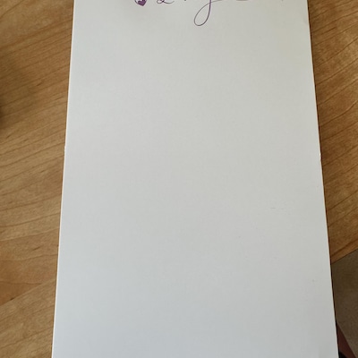 Pretty Notepad With Simple Spring Wildflowers Pick From Large Notepad ...