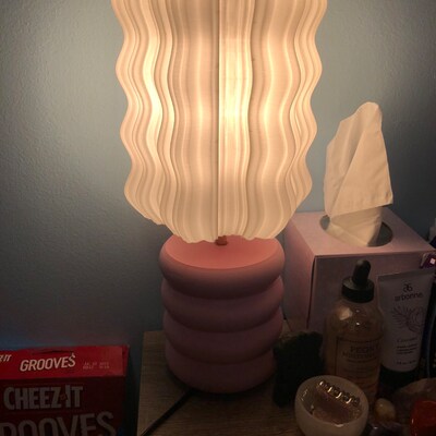 AUDREY CLASSIC Wavy Lamp Bubble Desk Lamp 3D Printed Mushroom Light ...