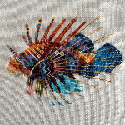 Mandala Dragonfish P545 Embroidery Cross Stitch Pattern Instant ...