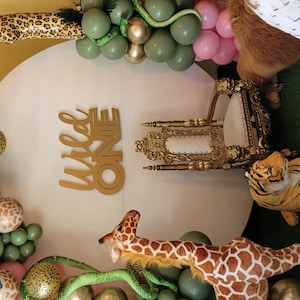 Wild One Sign, Party Backdrop Sign, Boy First Anniversary Banner ...