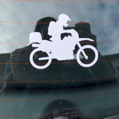 Adventure Rider Outdoor Vinyl Decal, Motorcycle Decal, Dual Sport Decal ...