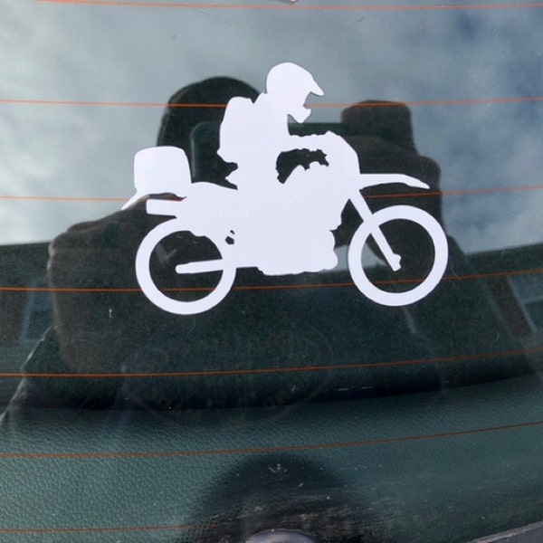 Adventure Rider Outdoor Vinyl Decal, Motorcycle Decal, Dual Sport Decal ...