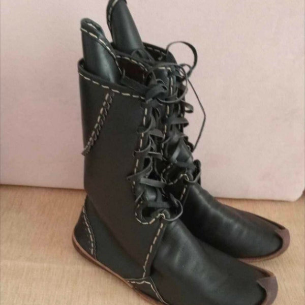Handmade Boots,medieval Period Historical Ottoman Turkısh Leather Boot ...