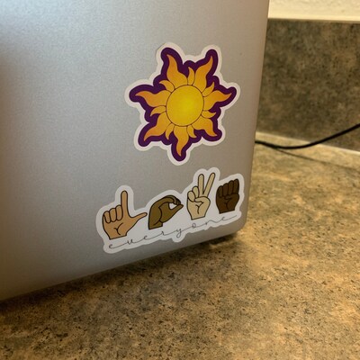 Love Everyone Laptop Sticker Water Bottle Sticker - Etsy