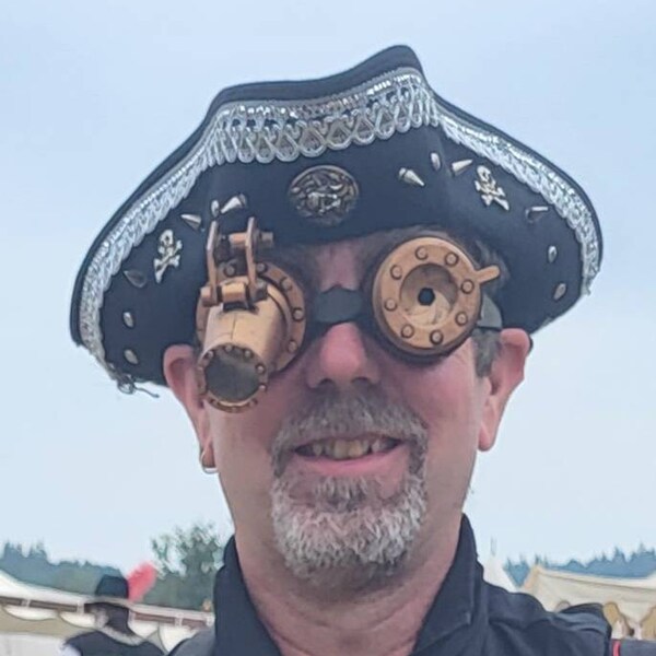 Leather Steampunk Goggles watchmaker - Etsy