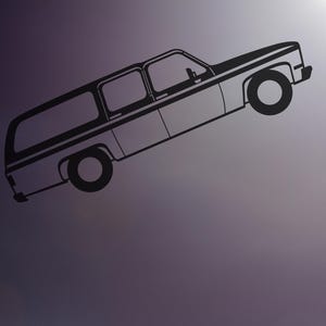 SVG Chevy C-10 1963 Stepside Truck Silhouette Cut Files Designs, Clip ...