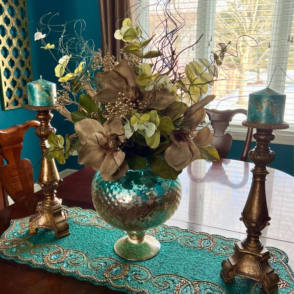 Burgundy Roses Mailbox, Hand Painted, UV Resistant, Horizontal Medium ...