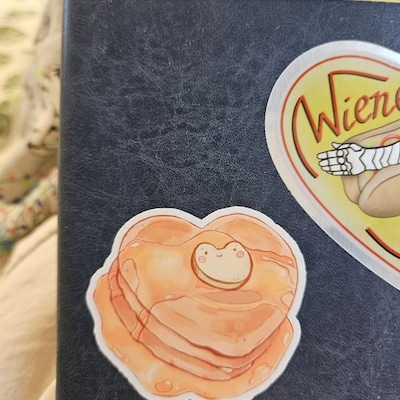 Pancake Frog Sticker Cute Kawaii Sweets Frog Sticker Froggy Sticker ...