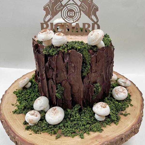 Chainsaw Birthday Cake Topper, Timberjack Cake Topper, Chainsaw Theme ...