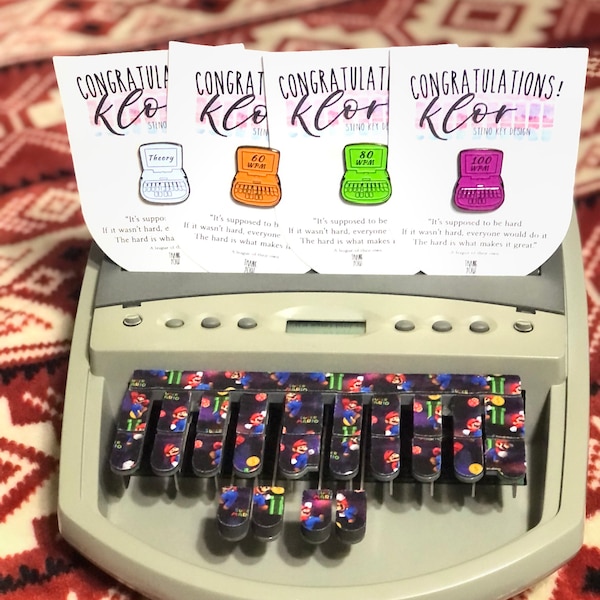 Achievement Court Reporting Speed Lapel Pins - Etsy