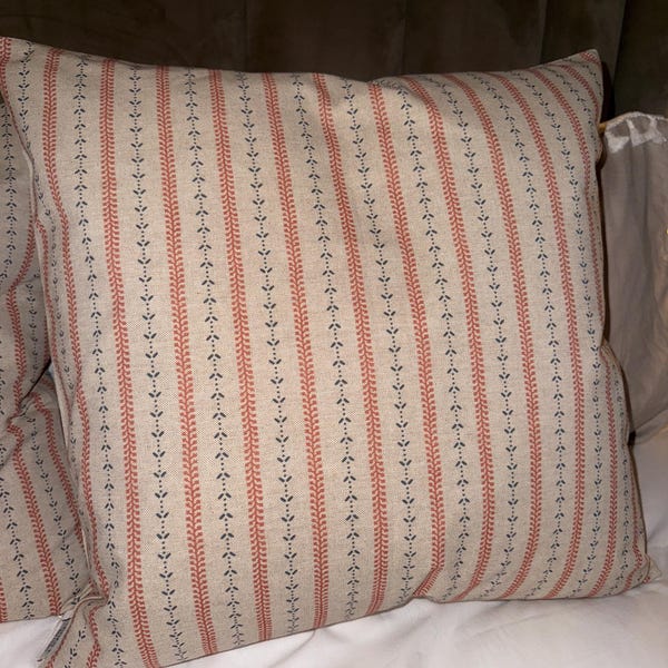 CELINA BLOCK PRINT Linen/cotton Fabric, Price per 1/2m - Etsy