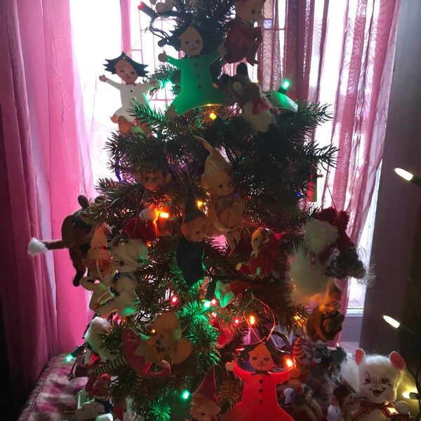 Vintage Rustic Metal Chain Fish Stringer Holder 9 Hooks Old Fishing ...