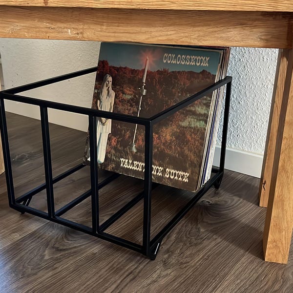 Vinyl Record Storage, Triple Deck LP Album Mobile Cart, Holds 180 360 ...