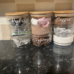 Glass Stacking Kitchen Canisters, Stacked, Stackable Eco Storage Jar ...