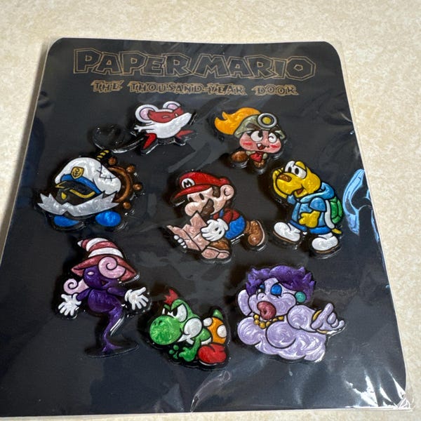 Paper Mario and the Thousand Year Door Pins - Etsy