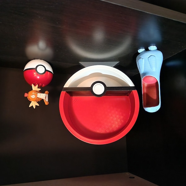 Pokeball Display Shelf (3D Printed)(wall Mount) - Etsy