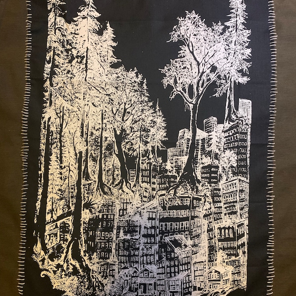 Large Forest Wins Back Patch - Nature, Punk Patches, Forest, Tree ...