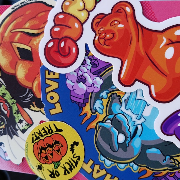 Custom Vinyl Sticker Pack / Custom Multi Sticker Bundle / Sticker Bomb ...