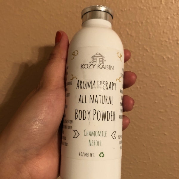 Natural Body Powder,talc Free,corn Free,essential Oils,aromatherapy ...
