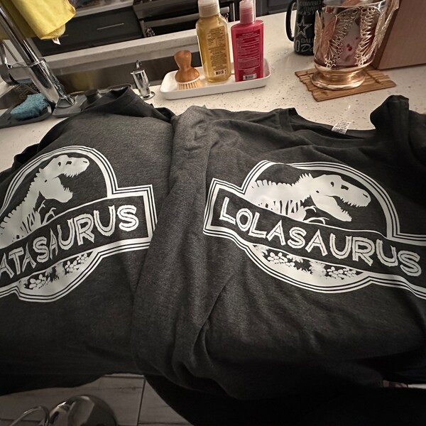 Matching Family Saurus T-shirts, Birthday Dinosaur, Dadasaurus ...