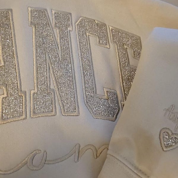DANCE MAMA Glitter Embroidered Sweatshirt, Dance Mom Embroidered ...