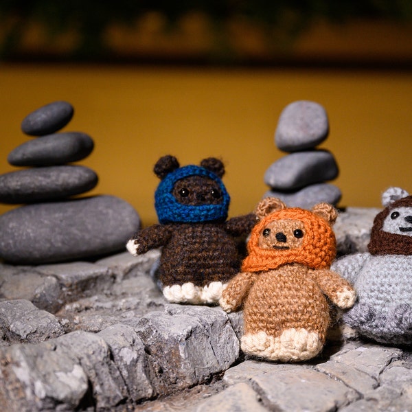 Star Wars Wicket the Ewok Amigurumi, Hand Crocheted - Etsy