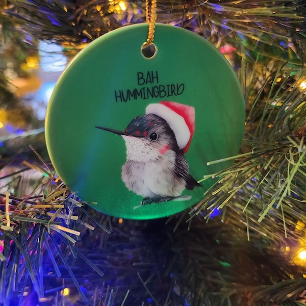 Hummingbird Ornament, Hummingbird Lover, Christmas Hummingbird, Cute ...