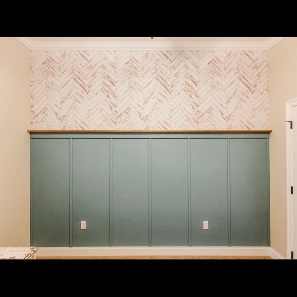Herringbone - Self Adhesive Wallpaper Removable Repositionable ...