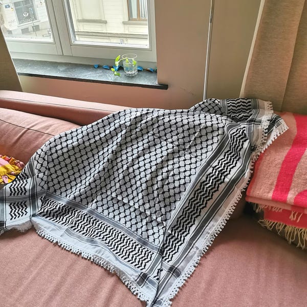 Original Kufiya From Palestine Colored Kuffeyeh, Kufiya, Hatta Handmade ...