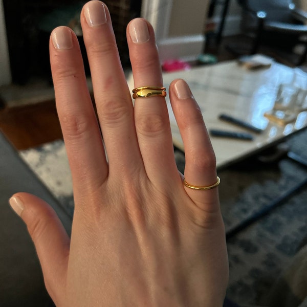 Set of 2: Duo Form Rings by Caitlyn Minimalist • Minimalist Style ...