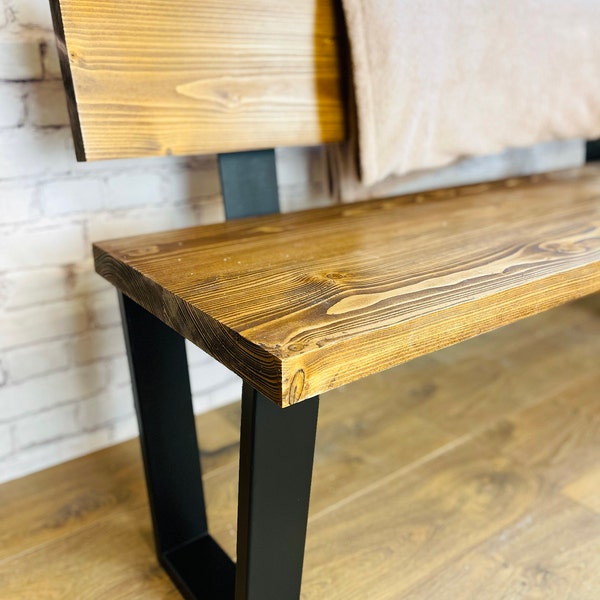 Metal Backrest Bench Bracket Back Rest Seat Bed 40x6mm 100x6mm Flat Bar ...