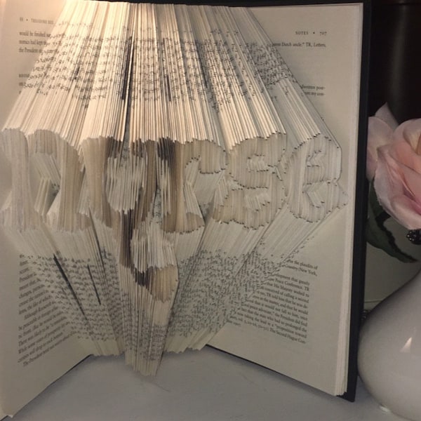 Nurse With Stethoscope Folded Book Art Pattern - Etsy