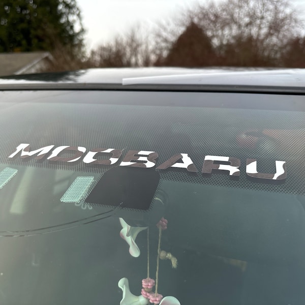 Subie Moo Moo Moobaru Cow Face Car Decal Subaru Moo'vement Movement ...
