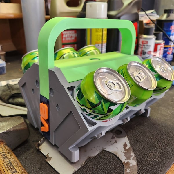 V6 Engine Ice Block | 3D Printed | Can Cooler - 6 Can + Ice Cooler ...