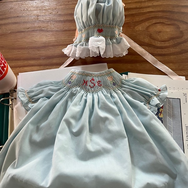 Smocked Dress for Baby or Toddler. Perfect for Baptism or Special ...