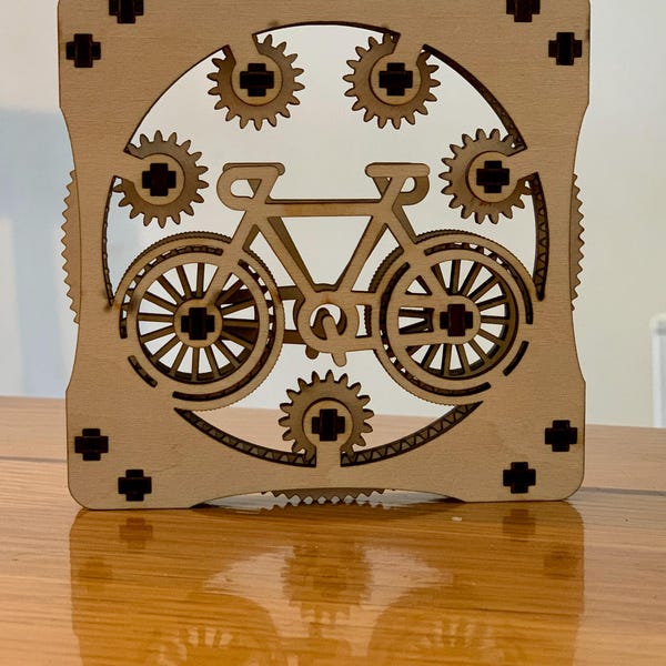 DIGITAL FILE - Kinetic Wave Automata - Moving Sculpture - Laser Cutter ...