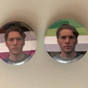 Jerma Pride Badge Jerma985 Twitch Streamer LGBTQIA Button Pin - Etsy