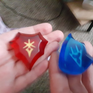 Clear Dragoon FFXIV Glow in the Dark Soul Crystal/drg Job Stone Final ...