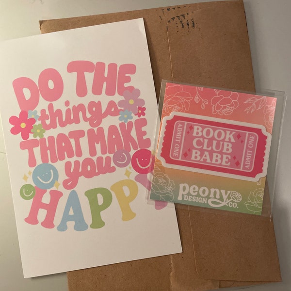 Book Club Babe Admit One Ticket Sticker, Water Bottle Sticker, Cute ...