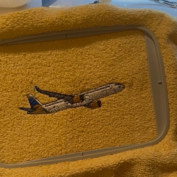 Airplane Machine Embroidery Design File, Aircraft A320, Plane, Aviation ...