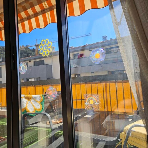 Suncatcher Sticker *nature Sun* - Etsy