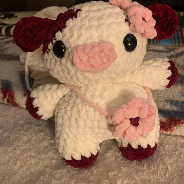 10-in-1 Fruit Cows Crochet Pattern Bundle amigurumi Highland Cow ...