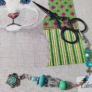 Enameled Bumble Bee Scissor Fob - Etsy