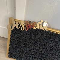 Silver Mirror Princess Crown Princess Crown With Your Name Personalized ...